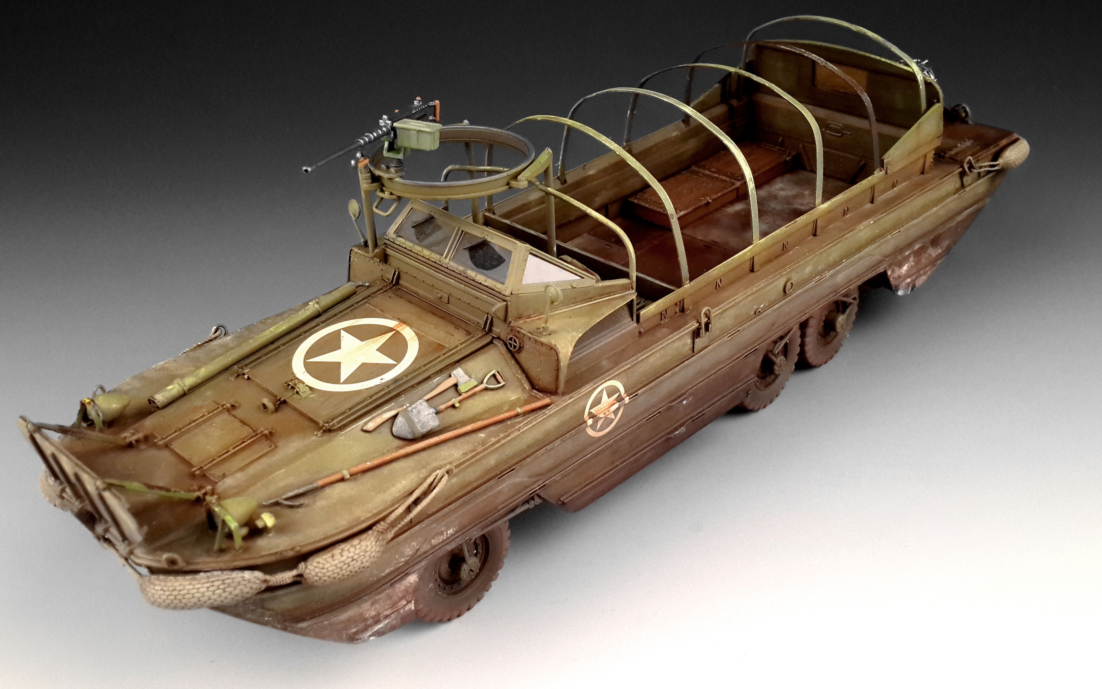 【相武模型】原创作品展【第八十三集】【美制DUKW-353型两栖运输...