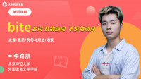 bite单词详解 名词、及物动词、不及物动词