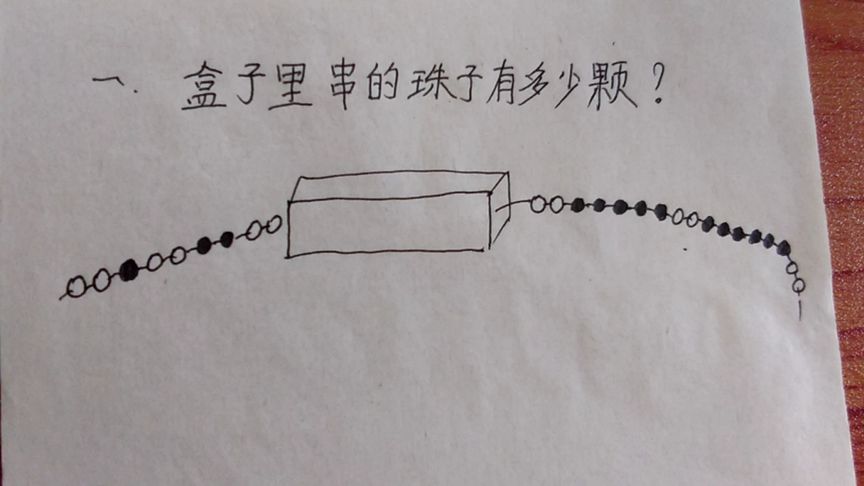 一年级数学下册提高题:盒子里串的珠子有多少颗?先找规律再计算