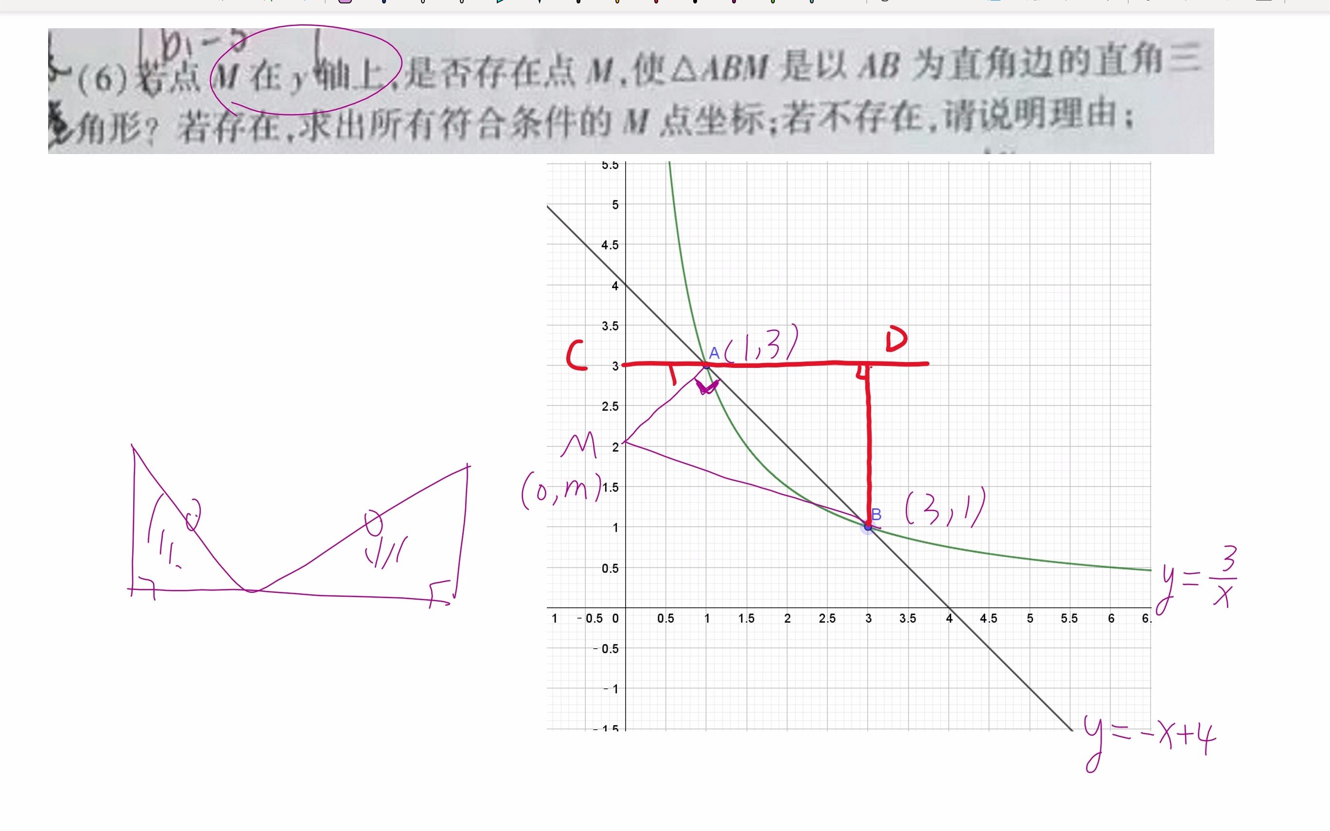12.19答疑--一线三等角模型的简单应用