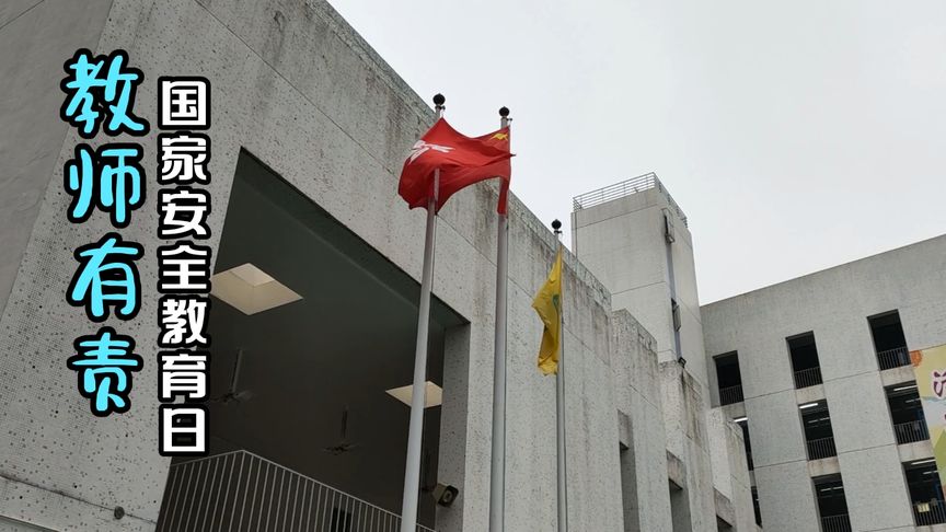 国家安全教育日,学校老师都有责任教育小孩