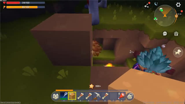 迷你世界:一个烤肉想要驯服6个野人,我太难了