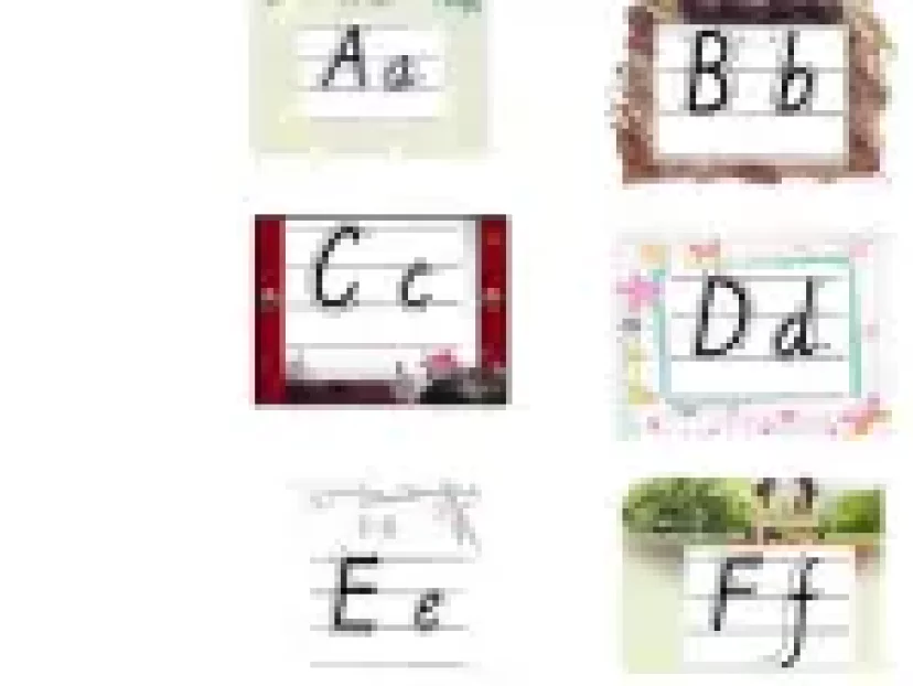 字母Gg-Kk的大小写格式