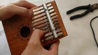 10音DIY制作卡林巴拇指琴安装教程