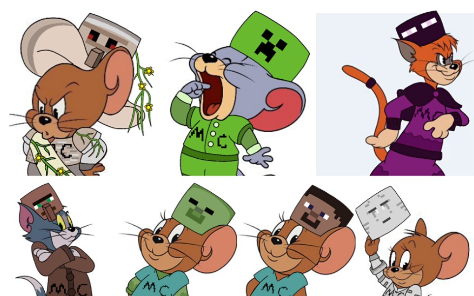 猫和老鼠自制皮肤,我的世界主题,MC玩家勿喷。