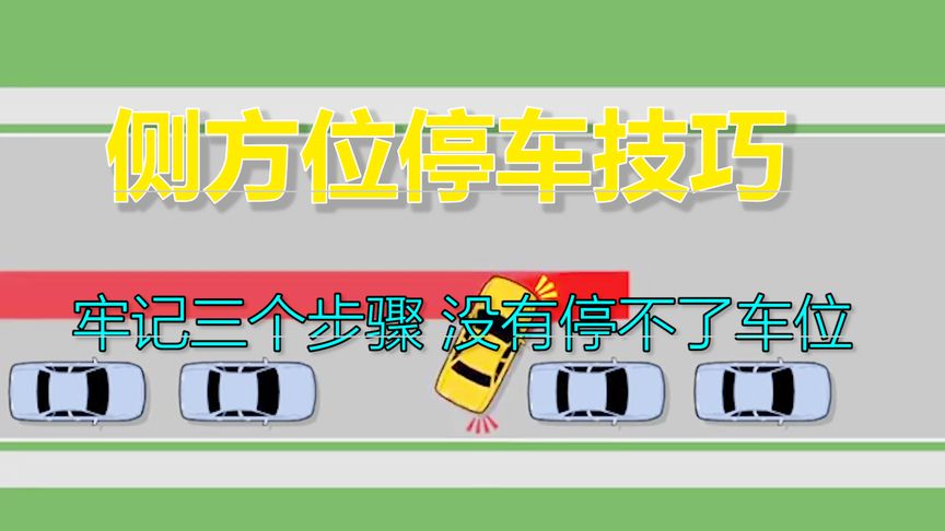倒车入库从此不难 学会侧方位停车技巧 没有停不进的车位