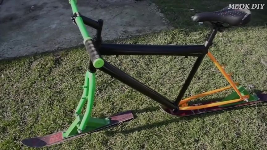 自行车升级,电动小马达跑的真溜