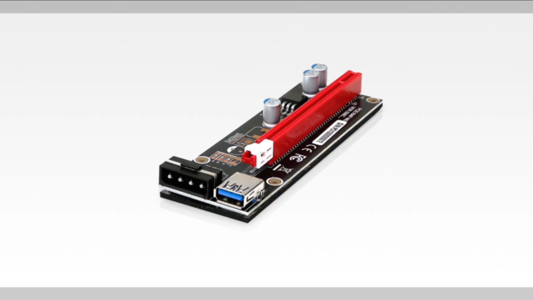登昌恒PCI130 PCI-e介面转接板(1x To 16x) PCI-E X1转X16显卡延长线...