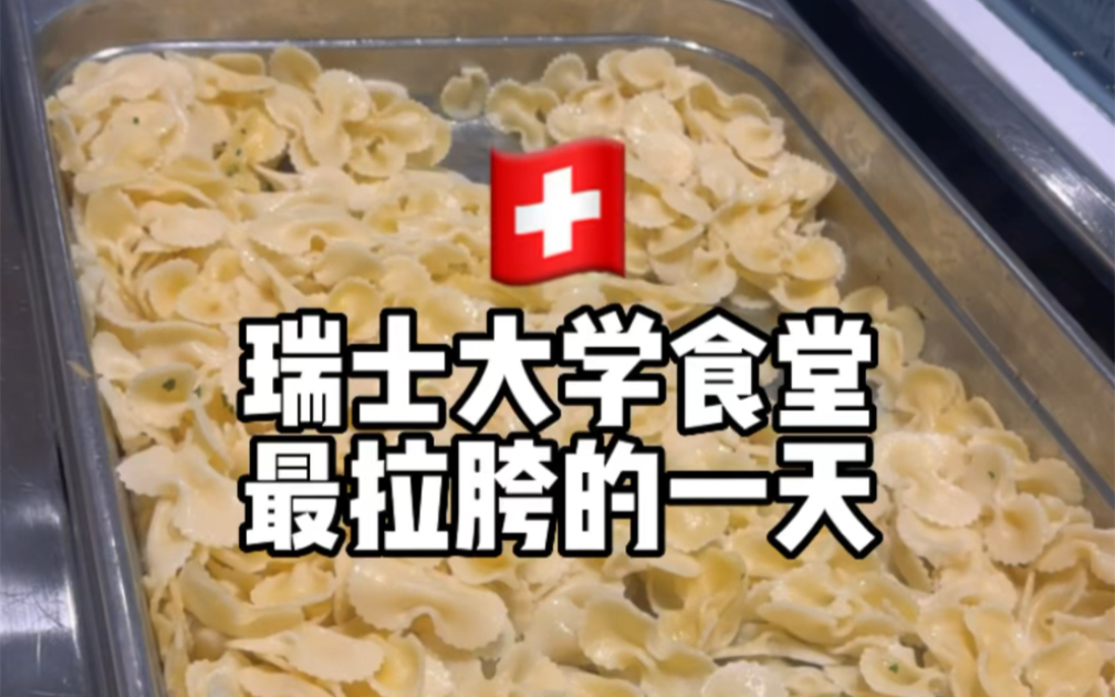 终于迎来了瑞士大学食堂最拉胯的一天!