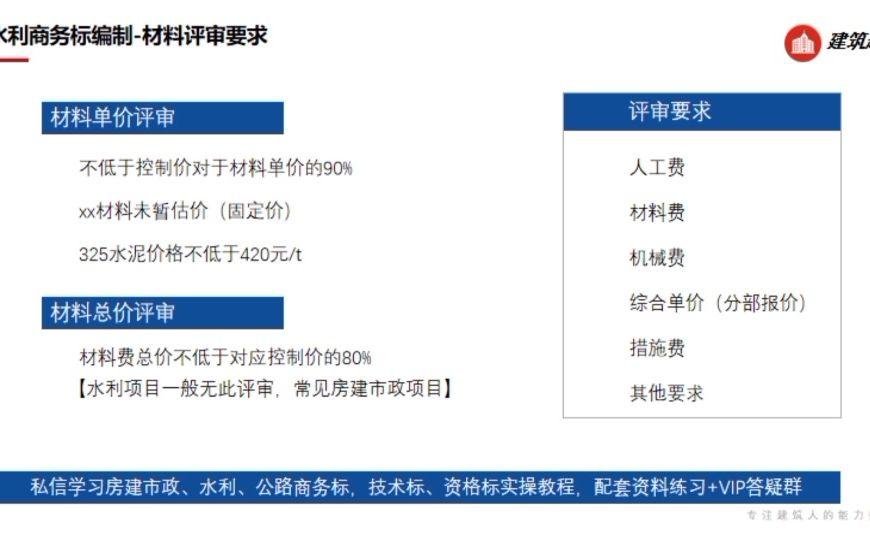 ...招标文件评审内容怎么对应?招标文件有几种评审方法?水利投标预算...