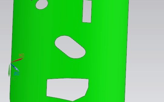 UG命令快速删除曲面上的孔