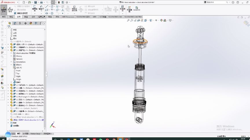 用Solidworks画可以伸缩的弹簧,超详细教程,赶紧进!