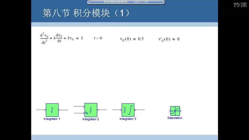simulink2.8积分模块(一)