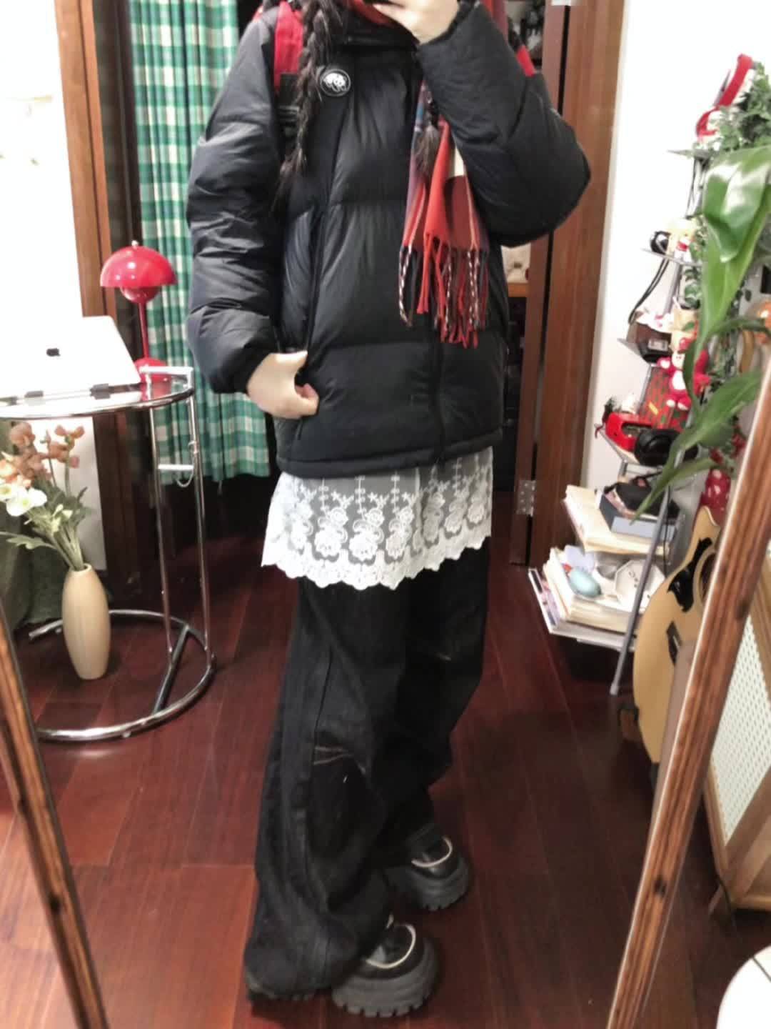 ootd韩里韩气的羽绒服穿搭