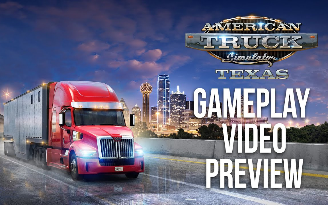 【YouTube】美卡德克萨斯州游戏视频|American Truck Simulator - ...
