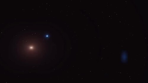 宇宙黑洞是大型粉碎机,这个视频是模拟天体经过黑洞被粉碎的过程