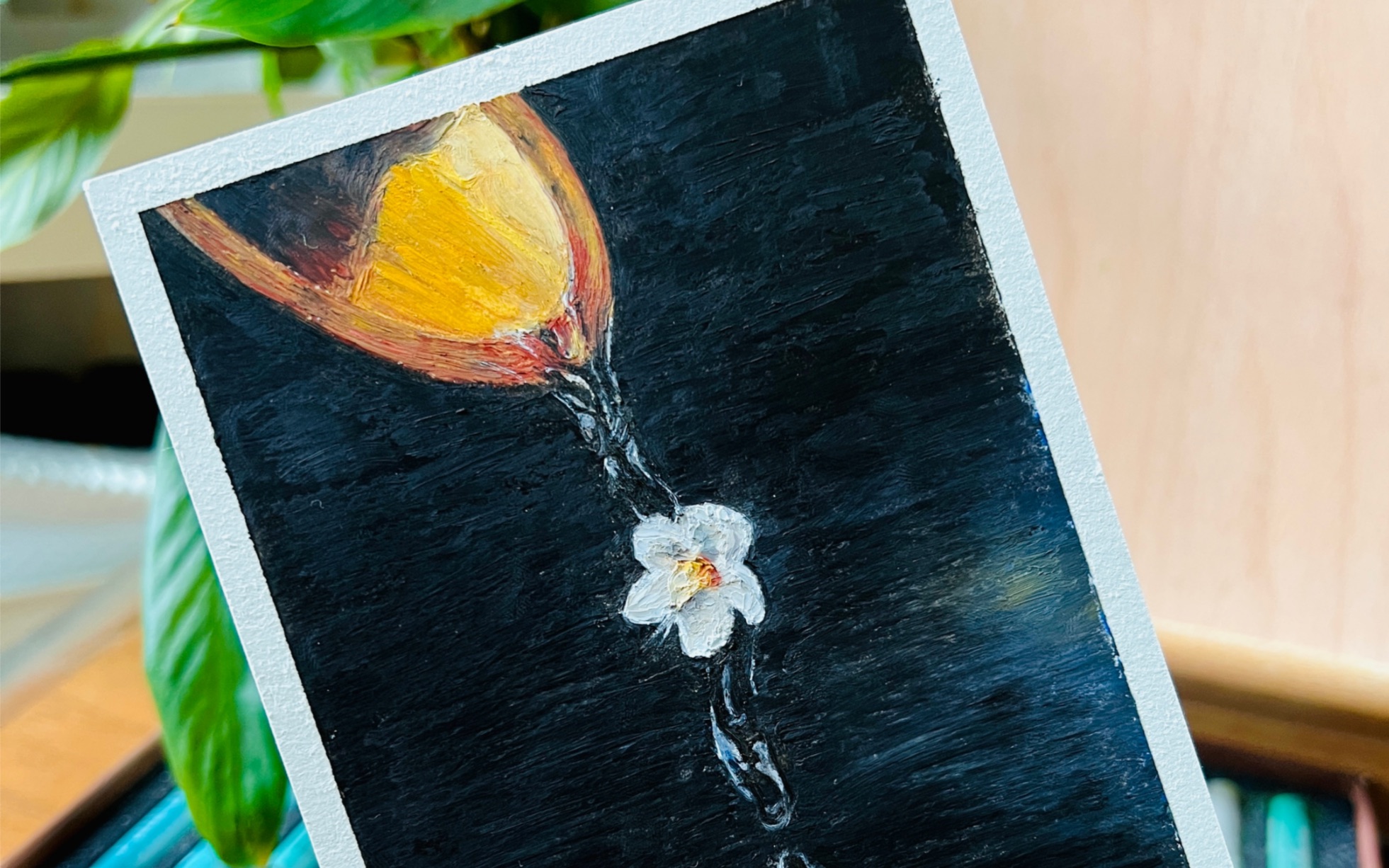 油画棒【水中花】视频+色号