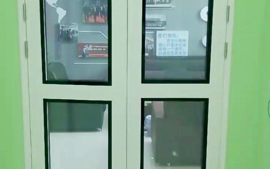 山东鑫聚得手触感应电动门 医用洁净门 感应电动门 钢制净化门