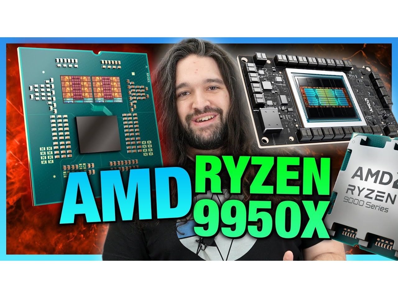 AMD发布Zen 5架构锐龙 9950X, 9900X, 9700X, 9600X, 延长AM5支持...