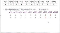 冒泡法排序康辉详解