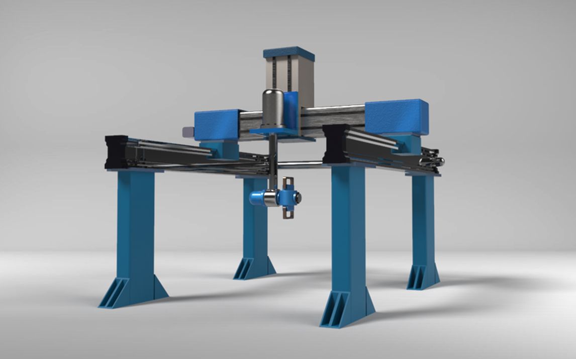 UG/NX龙门机器人运动仿真视频