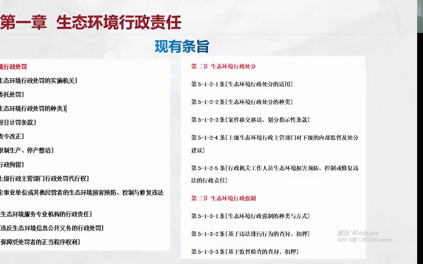 第一阶段 生态环境法典编纂系列研讨会 下午