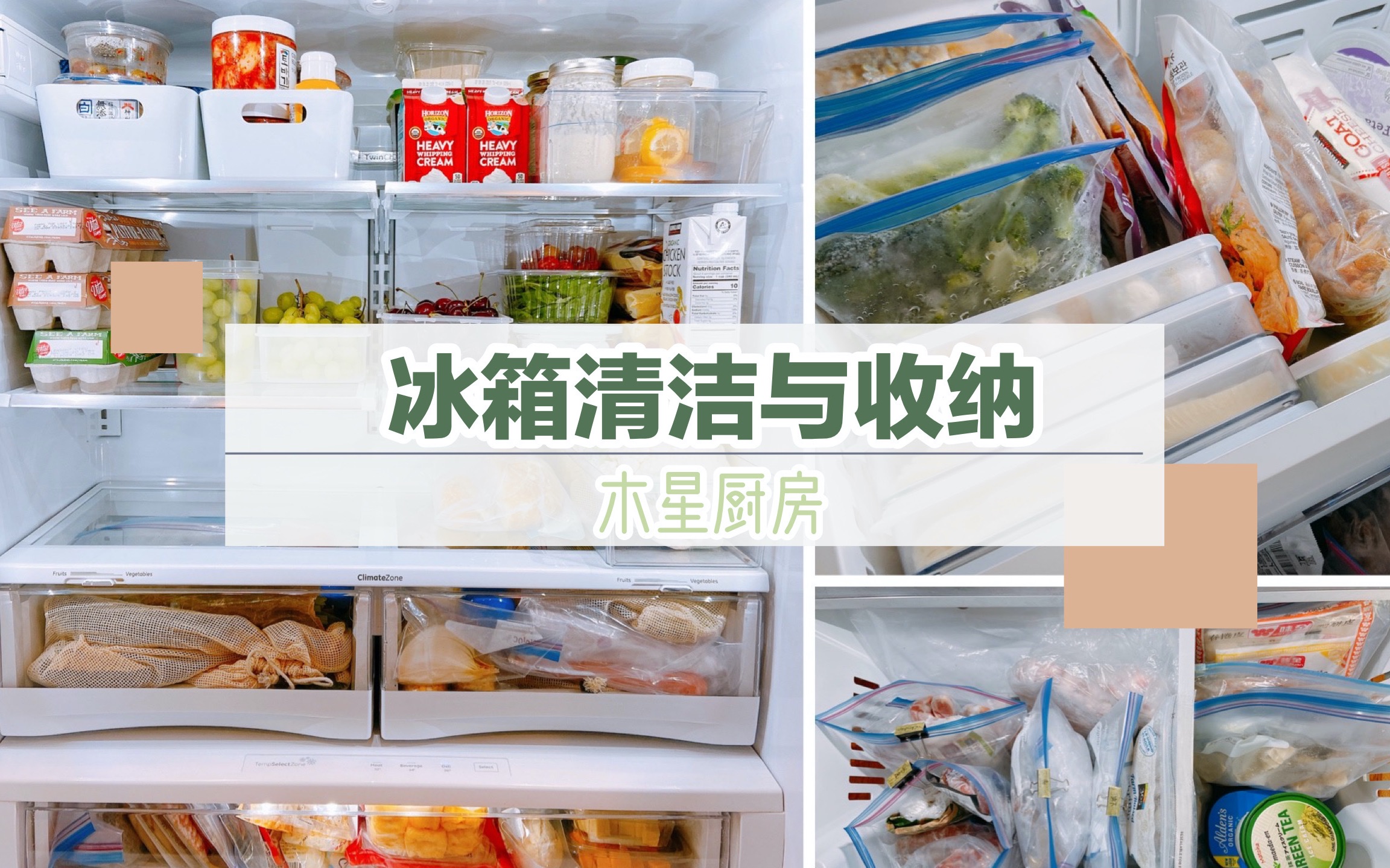 【木星厨房】如何清洁和收纳冰箱的冷藏室与冷冻室