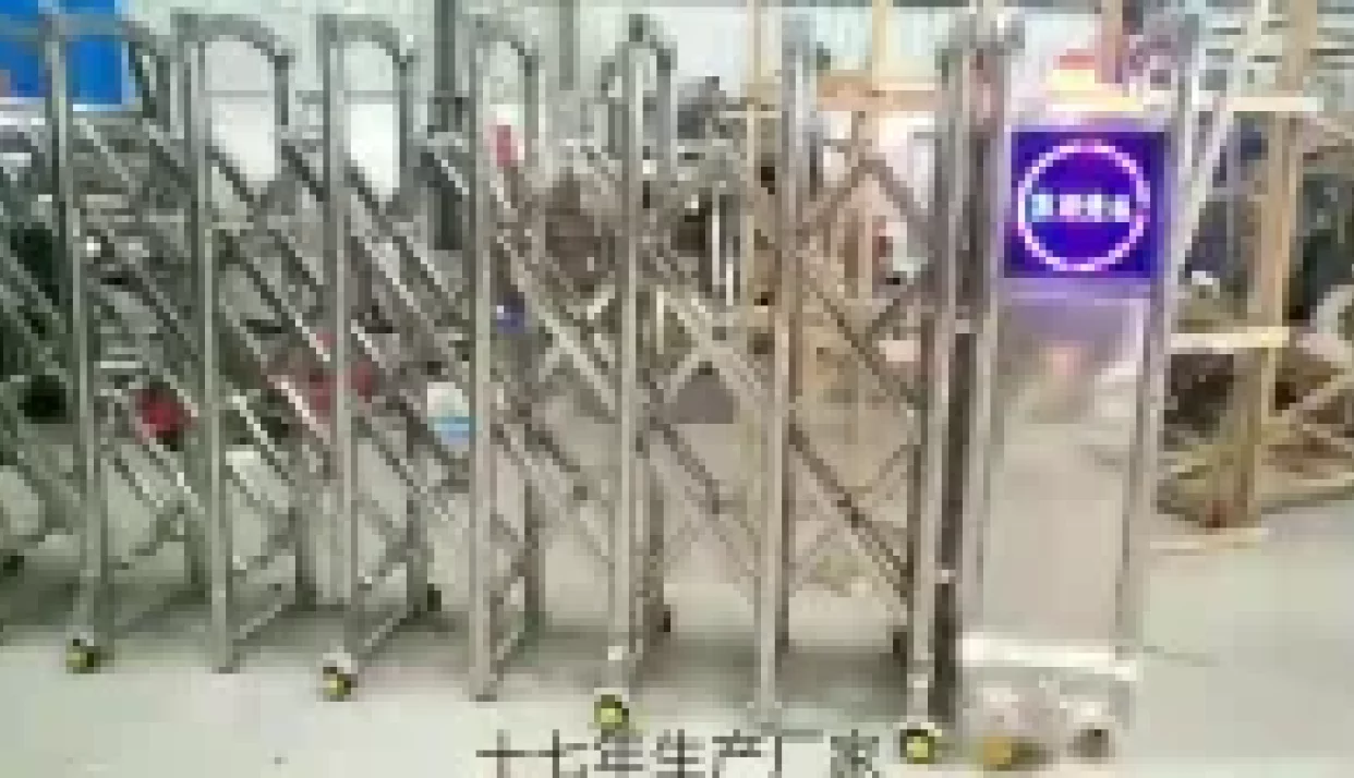 广东厂家工厂遥控手动电动不锈钢伸缩门