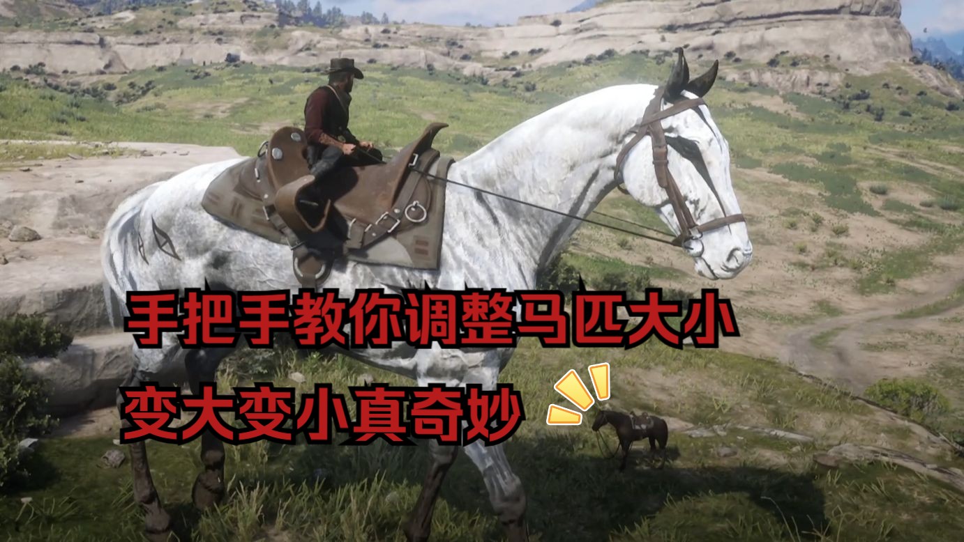 装了皮肤但是马太小?手把手教你调整马匹大小,秒变参天巨兽