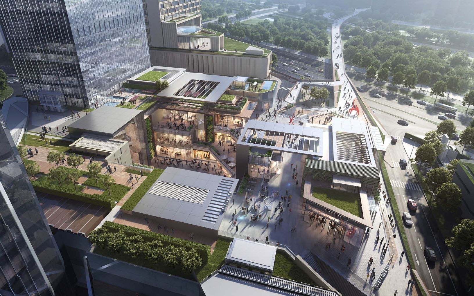 深圳前海鸿荣源综合体已建成