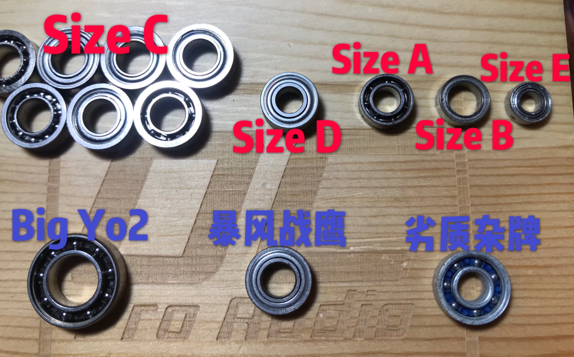 干货满满,史上最全悠悠球轴承规格知识大详解!悠悠球轴承知识科普...