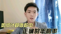 如何计算借款中,正确的年利率