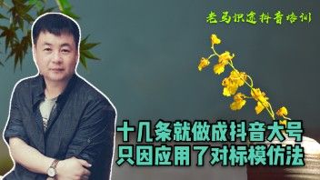 十几条就做成抖音大号,只因应用了对标模仿法