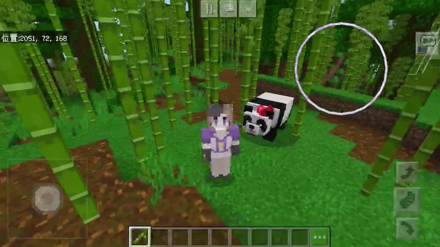 我的世界:推荐丛林神庙的世界种子,还有茂密的竹林和大熊猫