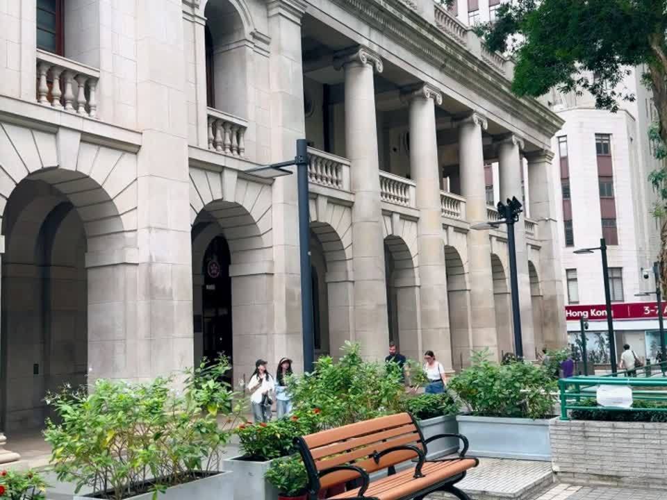 香港,皇后像广场花园、香港终审法院 香港,皇后像广场花园、香港终审...