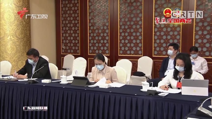 广东代表团举行小组会议 审议全国人大常委会工作报告 李希马兴瑞李...