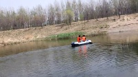 INTEX夹网3-4人硬底充气船 橡皮艇 皮划艇救生艇钓鱼船送救生衣