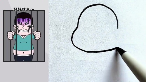 这是特殊学校吗?创意简笔画,儿童画