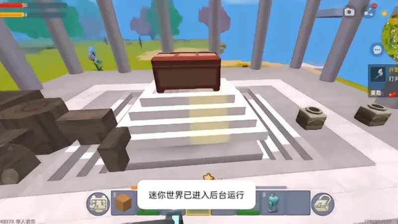 迷你世界:十倍爆率生存第3期,找雨林没找到,白嫖了海洋家具