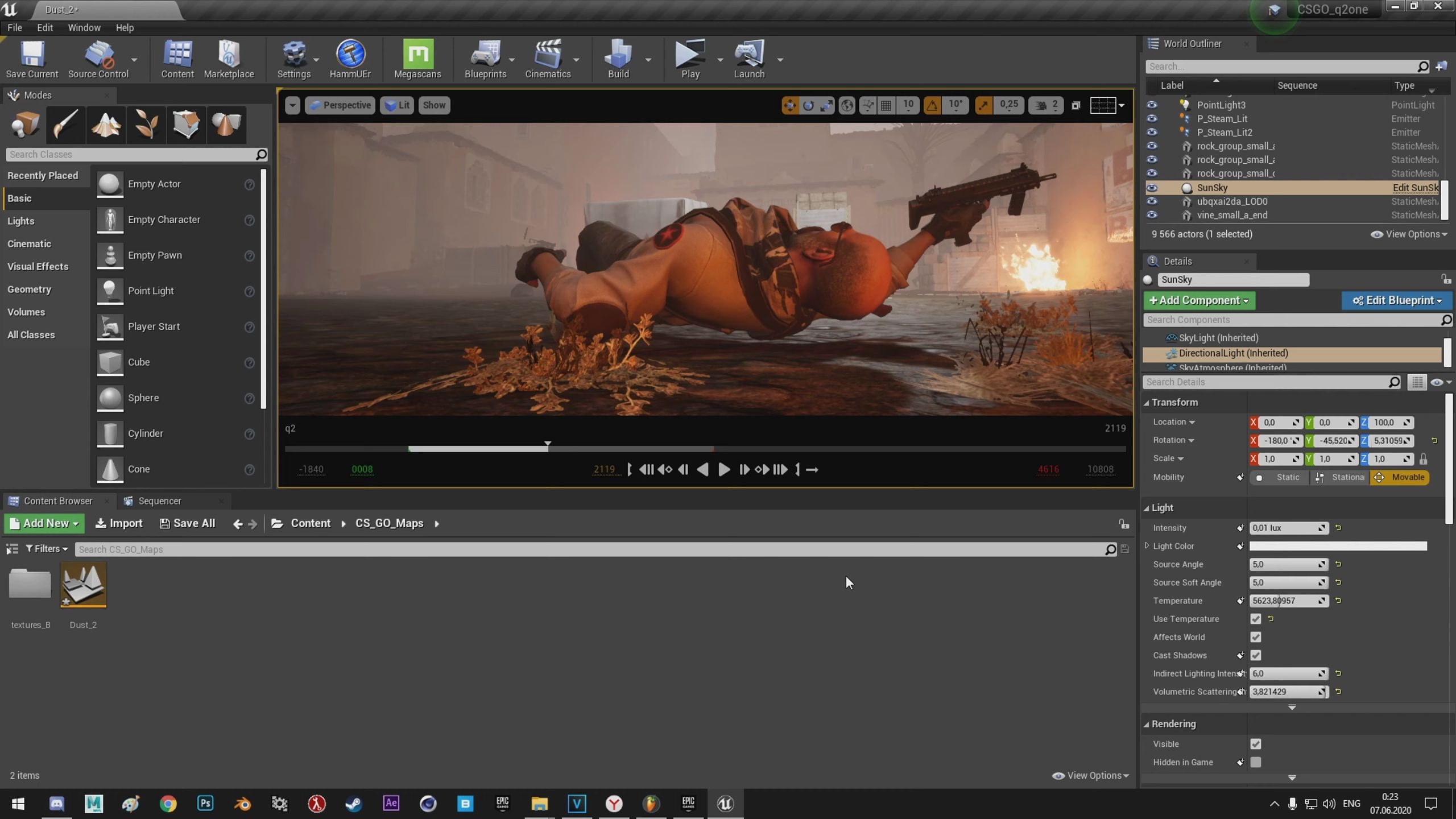 Unreal Engine 4 CS GO, туториал переноса ...