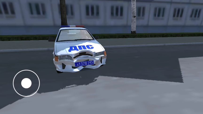 俄罗斯汽车模拟器 五分钟了也没抓住那个小偷汽车都撞扁了