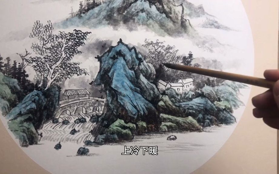 国画和谐统一的上色技巧,一看就会,纯干货