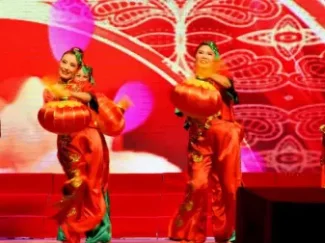 原版开场舞: 开门红(编舞：郑金枝，表演: 俏金秋舞蹈团)