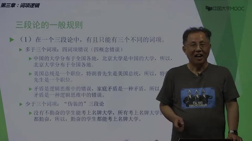 词项逻辑(二):三段论的规则(1)