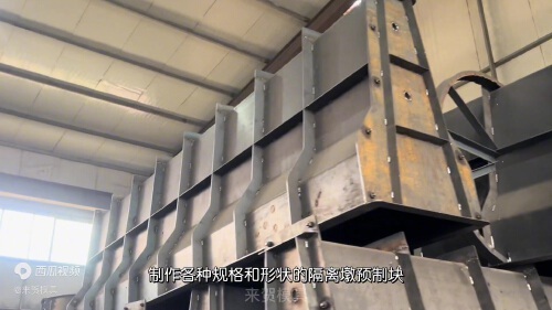 中央隔离墩模具自动化模板台车技术应用,高速公路隔离墩模具