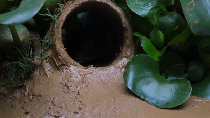 定格动画螃蟹锦鲤又组团队的力量勇敢的锦鲤妈妈搞笑有趣视频