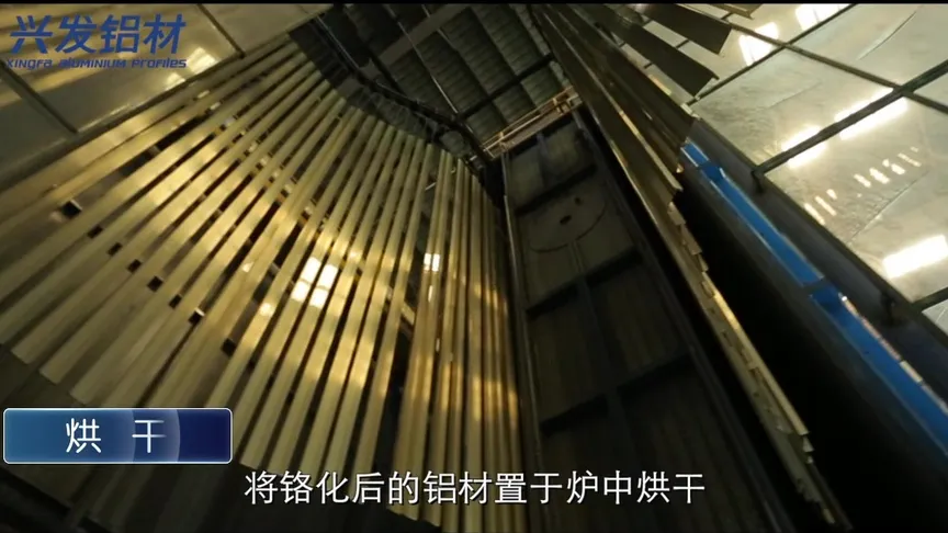 挤压铝型材生产工艺流程——喷涂
