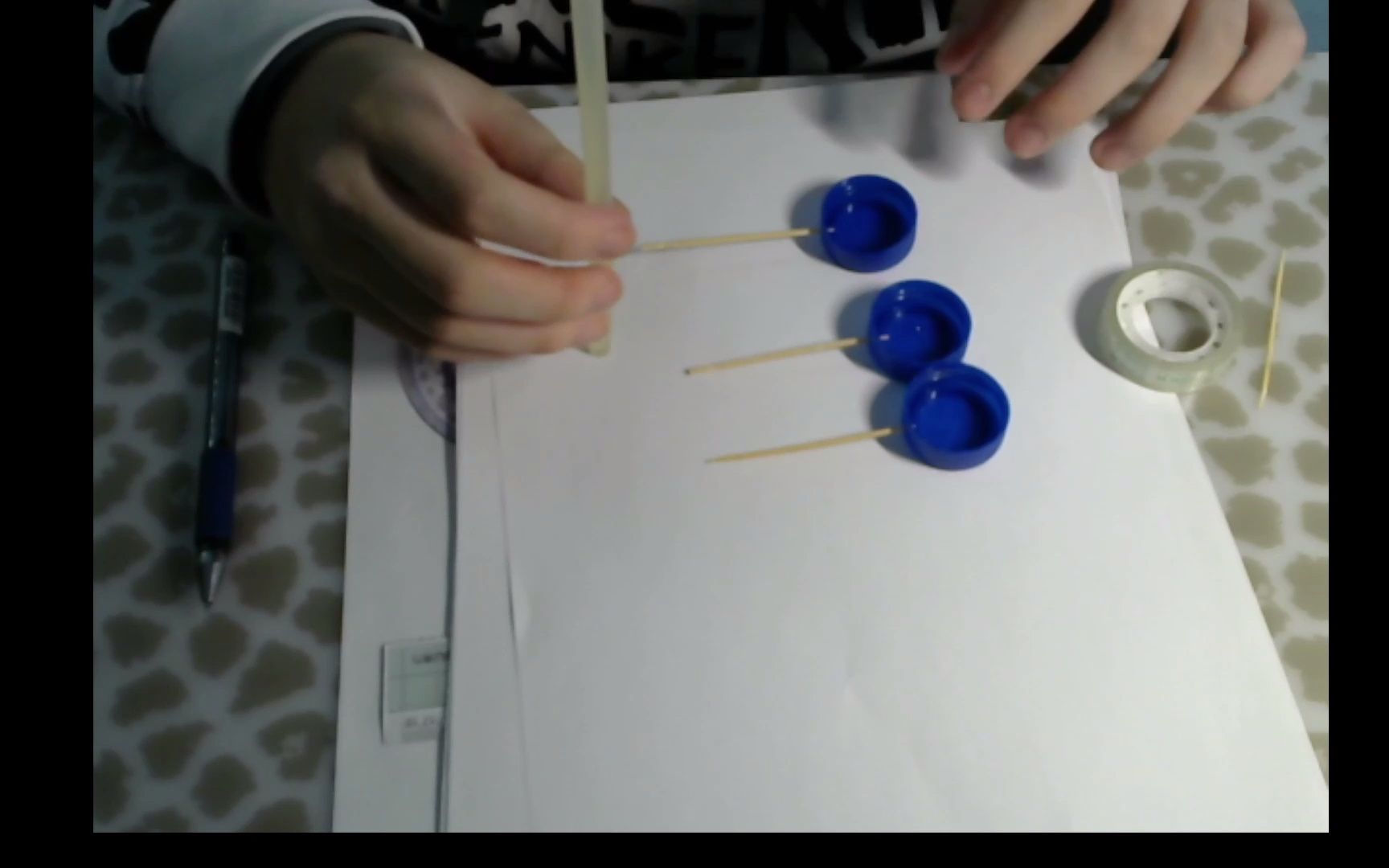 地理作业:风速计制作过程