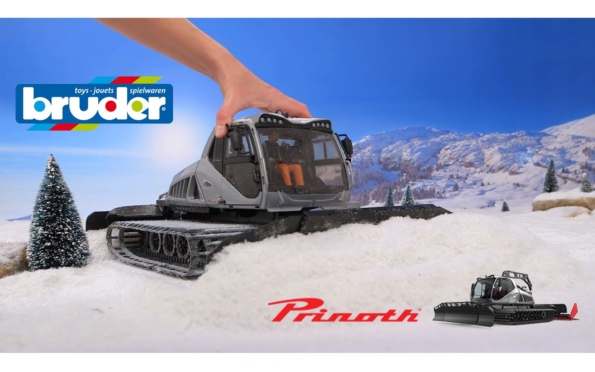 【Bruder Toys/合辑】Leitwolf玩具压雪机静改动RC化·改造流程/...