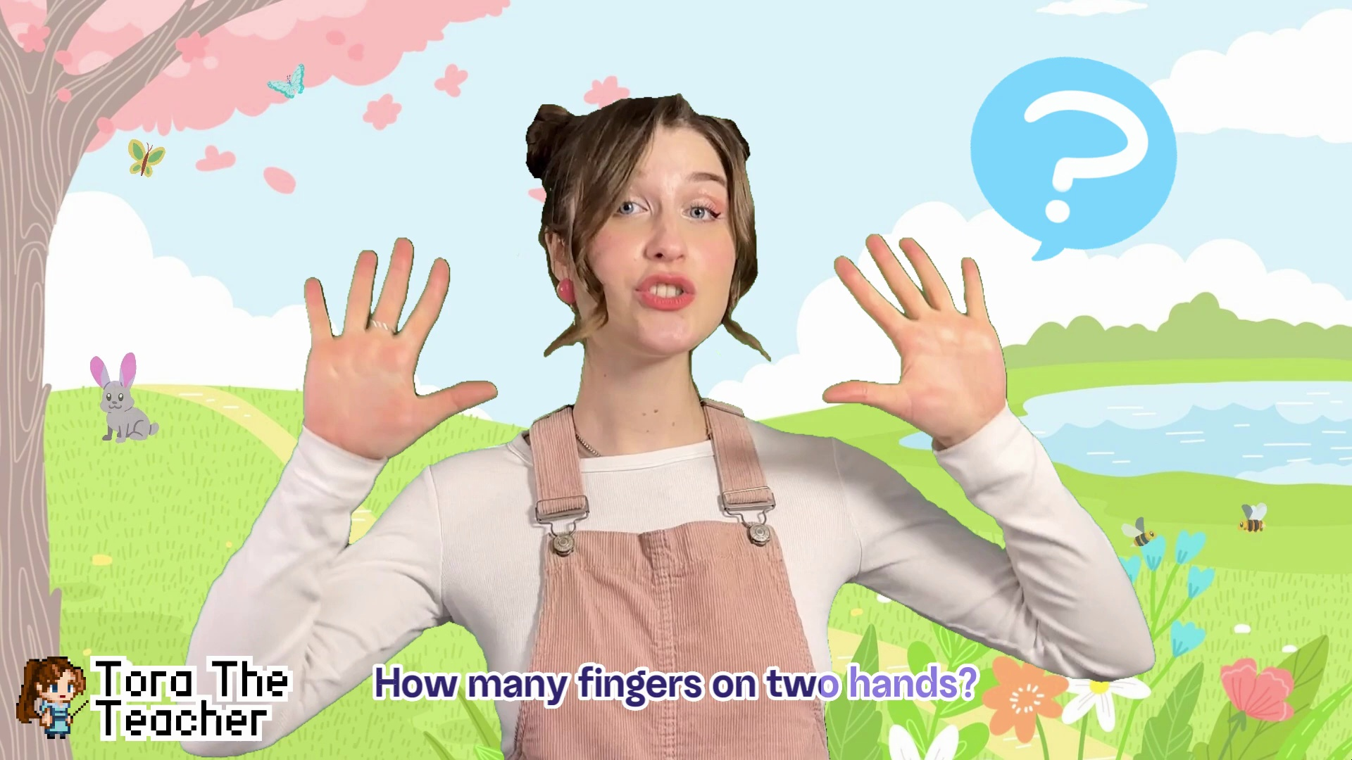 数字儿歌How Many Fingers 手指操英文儿歌英文动画数字英语
